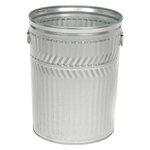 Witt Industries Galvanized Steel Garbage Can, Heavy Duty, 32 Gallon