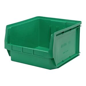 bin,19-3/4 in. l,18-3/8 in. w,green