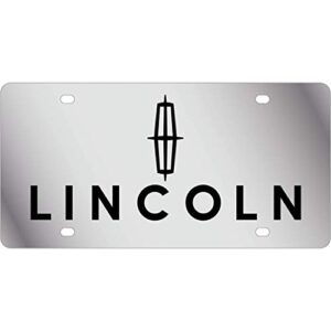 eurosport daytona- compatible with -, lincoln – stainless steel license plate