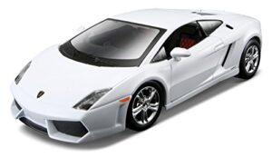 maisto 1:24 scale assembly line lamborghini gallardo lp 560-4 diecast model kit, white