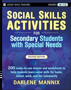 social skills activities for secondary students with special needs