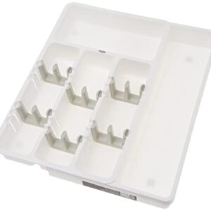 OXO Good Grips Expandable Utensil Organizer, 9.75 inches, White