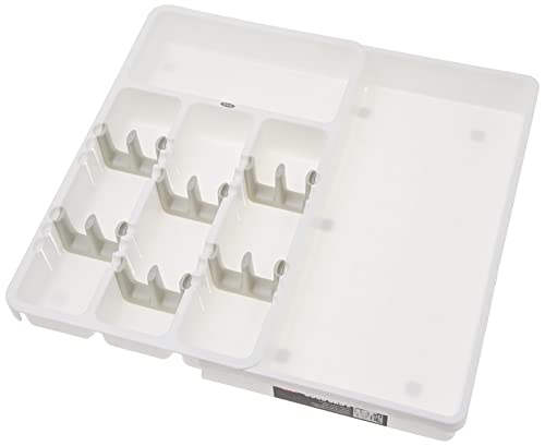 OXO Good Grips Expandable Utensil Organizer, 9.75 inches, White