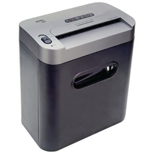 royal 100x 29171y 10-sheet full-size cross-cut shredder with console – black