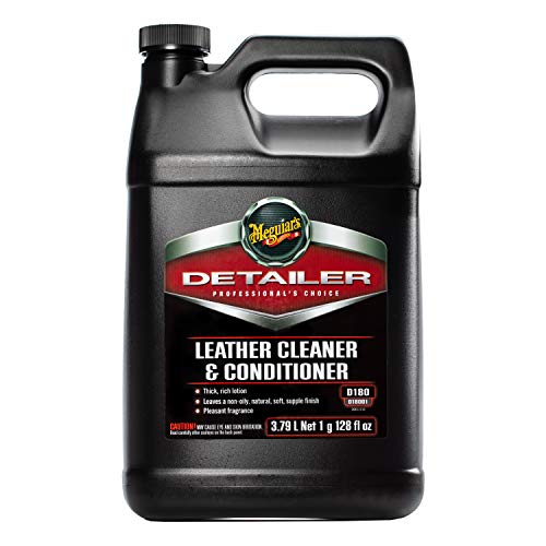 Meguiar's D18001 Detailer Leather Cleaner & Conditioner - 1 Gallon Container