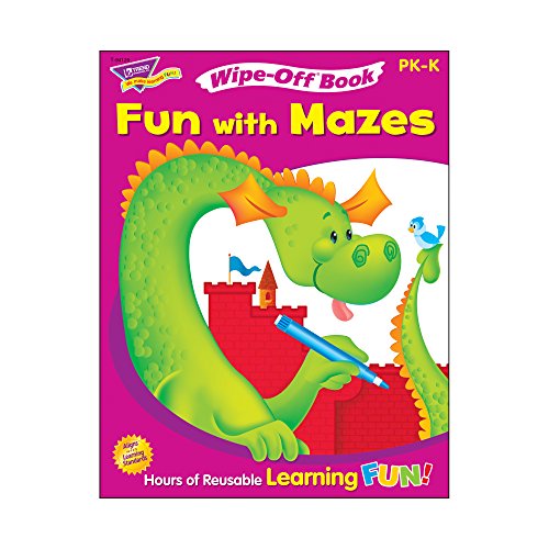 Trend Enterprises Fun with Mazes Wipe-Off Book