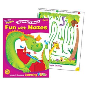 Trend Enterprises Fun with Mazes Wipe-Off Book