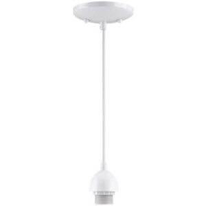 westinghouse lighting white 7028600 single-light mini-pendant kit finish