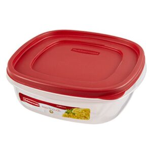 Rubbermaid Easy Find Lids Food Storage Container, 9 Cup, Racer Red