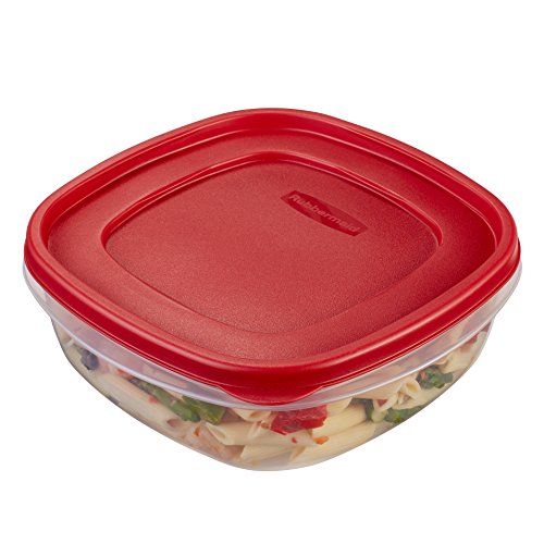 Rubbermaid Easy Find Lids Food Storage Container, 9 Cup, Racer Red