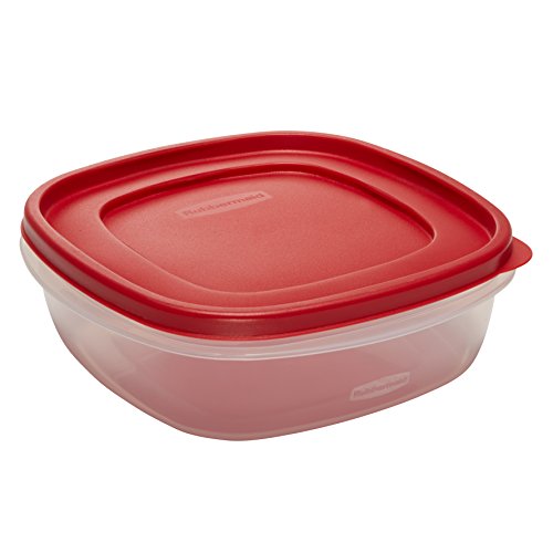 Rubbermaid Easy Find Lids Food Storage Container, 9 Cup, Racer Red