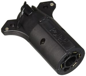 pollak 12-716v 7-way to 4-way connector adapter, black