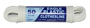 tw evans cordage 775-050-03 clothesline, 5/32 in dia x 50 ft l