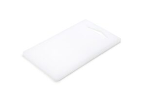 fox run white poly bar cutting board, 0.5 x 6 x 9.75 inches,3801