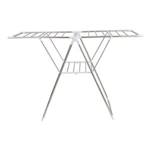 Organize It All Clothing Drying Rack | Dimensions: 61” x 24.4” x 39.8” | Laundry Accessories | Collapsible | Rust Resistant | Chrome