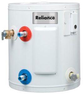 reliance 6 6 soms k 6 gallon compact electric water heater