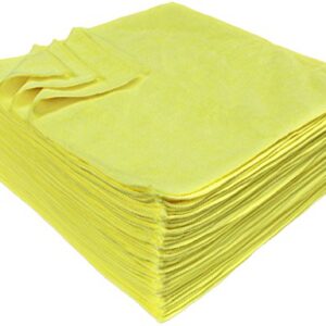 Eurow Microfiber Premium 16in x 16in 350 GSM Cleaning Towels 36-Pack