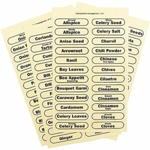 R.S.V.P. 96-Piece Spice Label Set