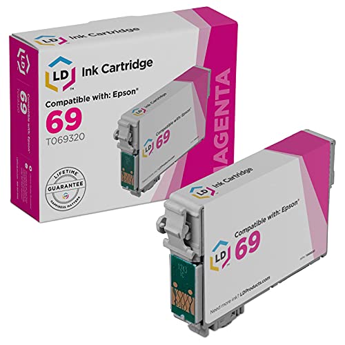 LD Products Remanufactured Ink Cartridge Replacement for Epson T0693 ( Magenta )