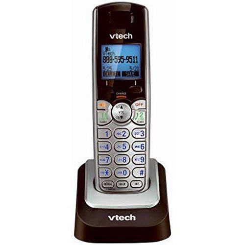 VTech DS6101 Accessory Cordless Handset, Silver/Black | Requires a DS6151 Series Phone System to Operate