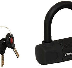 TRIMAX MAX60 Black Short Shackle U-Lock with PVC Sleeve