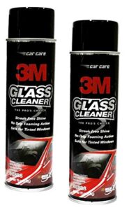 3m glass cleaner – multi surface use, auto & home 2 pack – 19oz aerosol 08888