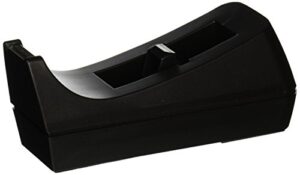 business source standard desktop tape dispenser, black, 1 in (bsn32954)