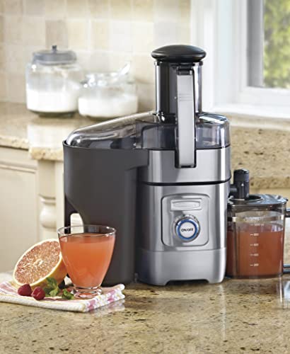 Juicer Machine by Cuisinart, Die-Cast Juice Extractor for Vegetables, Lemons, Oranges & More, CJE-1000