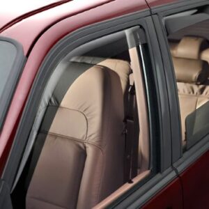 WeatherTech Custom Fit Front & Rear Side Window Deflectors for Dodge Ram 1500, Dark Smoke - 82503