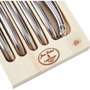 Jean Dubost Stainless Steel Handle Steak Knives 97600 Set of 6