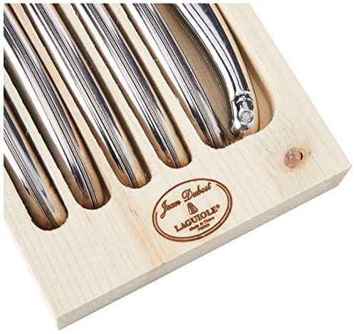 Jean Dubost Stainless Steel Handle Steak Knives 97600 Set of 6