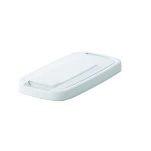 knape & vogt qt20lb-wh trash can lid, 0.75 by 14.5 by 7.44-inch,white