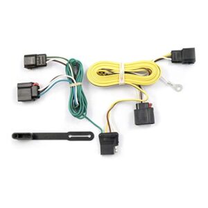 curt 56009 vehicle-side custom 4-pin trailer wiring harness, fits select jeep grand cherokee