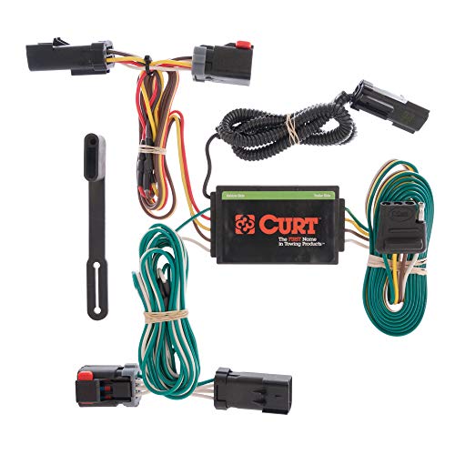 CURT 55530 Vehicle-Side Custom 4-Pin Trailer Wiring Harness, Fits Select Chrysler Pacifica