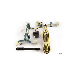 curt 55432 vehicle-side custom 4-pin trailer wiring harness, fits select chevrolet cobalt, hhr, pontiac g5, pursuit coupe