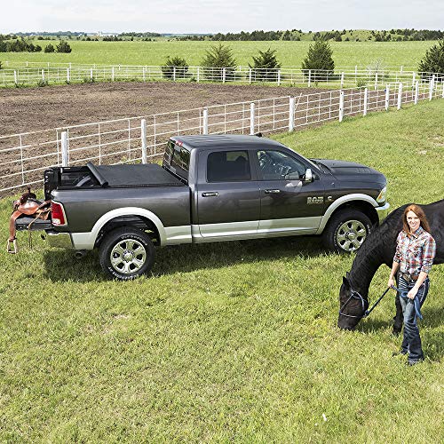 TruXedo TruXport Soft Roll Up Truck Bed Tonneau Cover | 297201 | Fits 2004 - 2015 Nissan Titan w/Track System 5' 7" Bed (67.1")