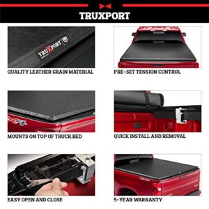 TruXedo TruXport Soft Roll Up Truck Bed Tonneau Cover | 297201 | Fits 2004 - 2015 Nissan Titan w/Track System 5' 7" Bed (67.1")