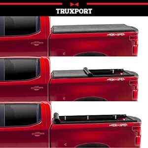 TruXedo TruXport Soft Roll Up Truck Bed Tonneau Cover | 297201 | Fits 2004 - 2015 Nissan Titan w/Track System 5' 7" Bed (67.1")