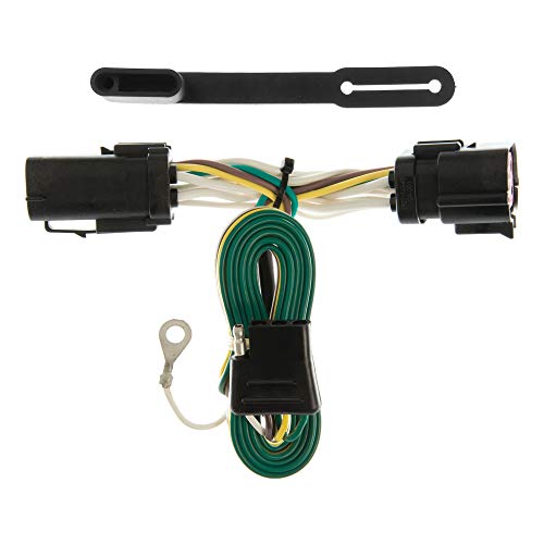 CURT 55256 Vehicle-Side Custom 4-Pin Trailer Wiring Harness, Fits Select Ford F-150, F-250