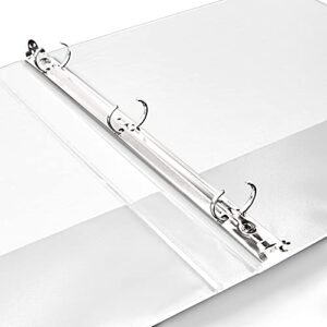 Avery Economy View 3 Ring Binder, 0.5" Round Rings, 1 White Binder (05706)