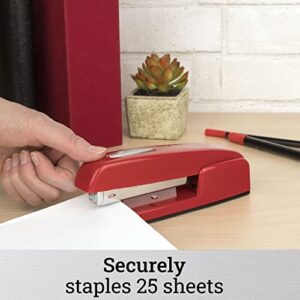 Swingline Stapler, 747 Iconic Desktop Stapler, 25 Sheet Capacity, Desk, Office, Rio Red (74736)