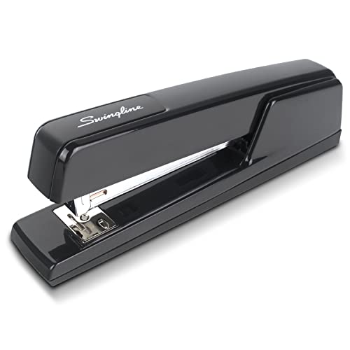 Swingline Stapler, 747, Classic Desktop Stapler Heavy Duty, 30 Sheet Capacity, Portable, Durable Metal Stapler for Office Desk Accessories or Home Office Supplies, Black (74701)