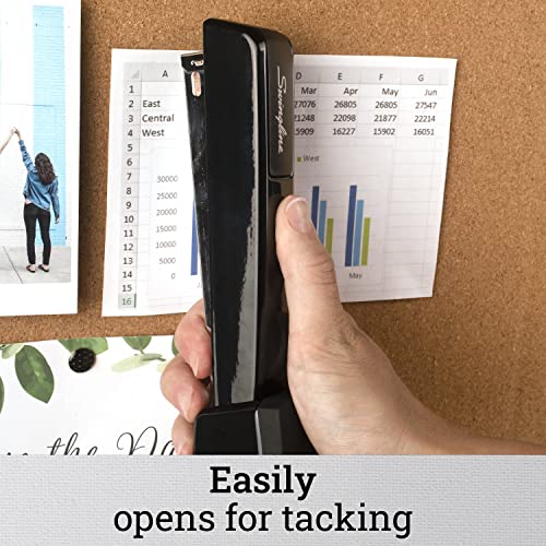 Swingline Stapler, 747, Classic Desktop Stapler Heavy Duty, 30 Sheet Capacity, Portable, Durable Metal Stapler for Office Desk Accessories or Home Office Supplies, Black (74701)