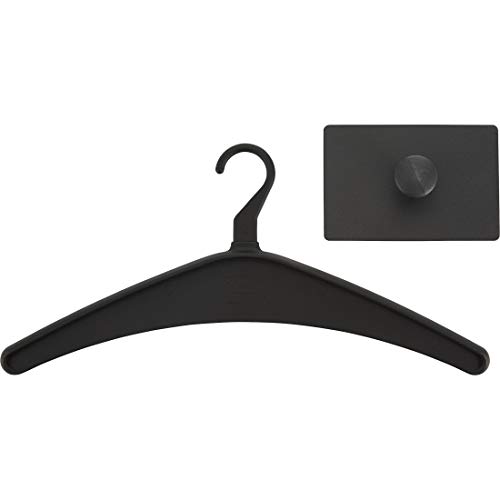 Quartet ACCO Brands Magnetic Coat Hook and Hanger, Black (2015M), 16.5" Hanger