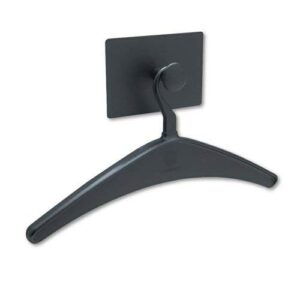 Quartet ACCO Brands Magnetic Coat Hook and Hanger, Black (2015M), 16.5" Hanger