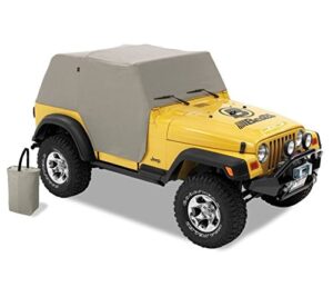 bestop 8103709 charcoal/gray all weather trail cover