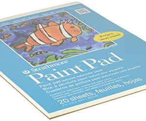 Strathmore (27-209 100 Series Youth Paint Pad, 9 by 12", 20 Sheets