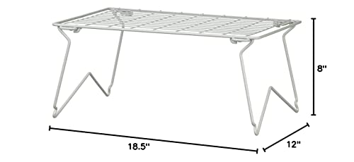 ClosetMaid 71082 18-Inch Wide Stacking Shelf for Wire Shelving, White