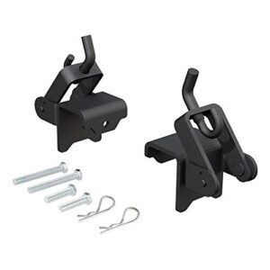 curt 17208 replacement weight distribution hitch hookup brackets , black