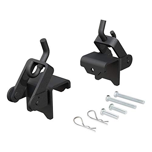 CURT 17208 Replacement Weight Distribution Hitch Hookup Brackets , Black